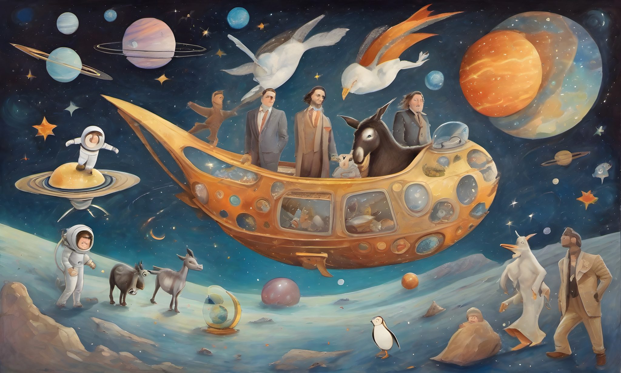 AI SDXL 036 – Weltraumschiff